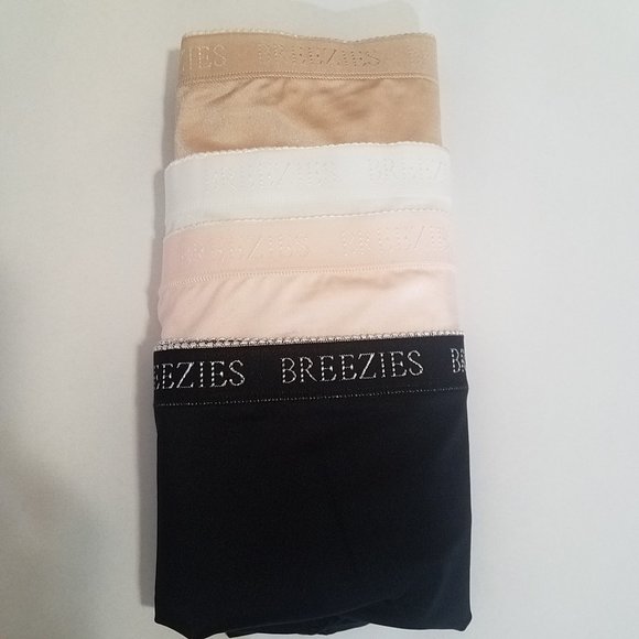 Breezies | Intimates & Sleepwear | Breezies Hi Cut Panties Nylon 3 Pcs ...
